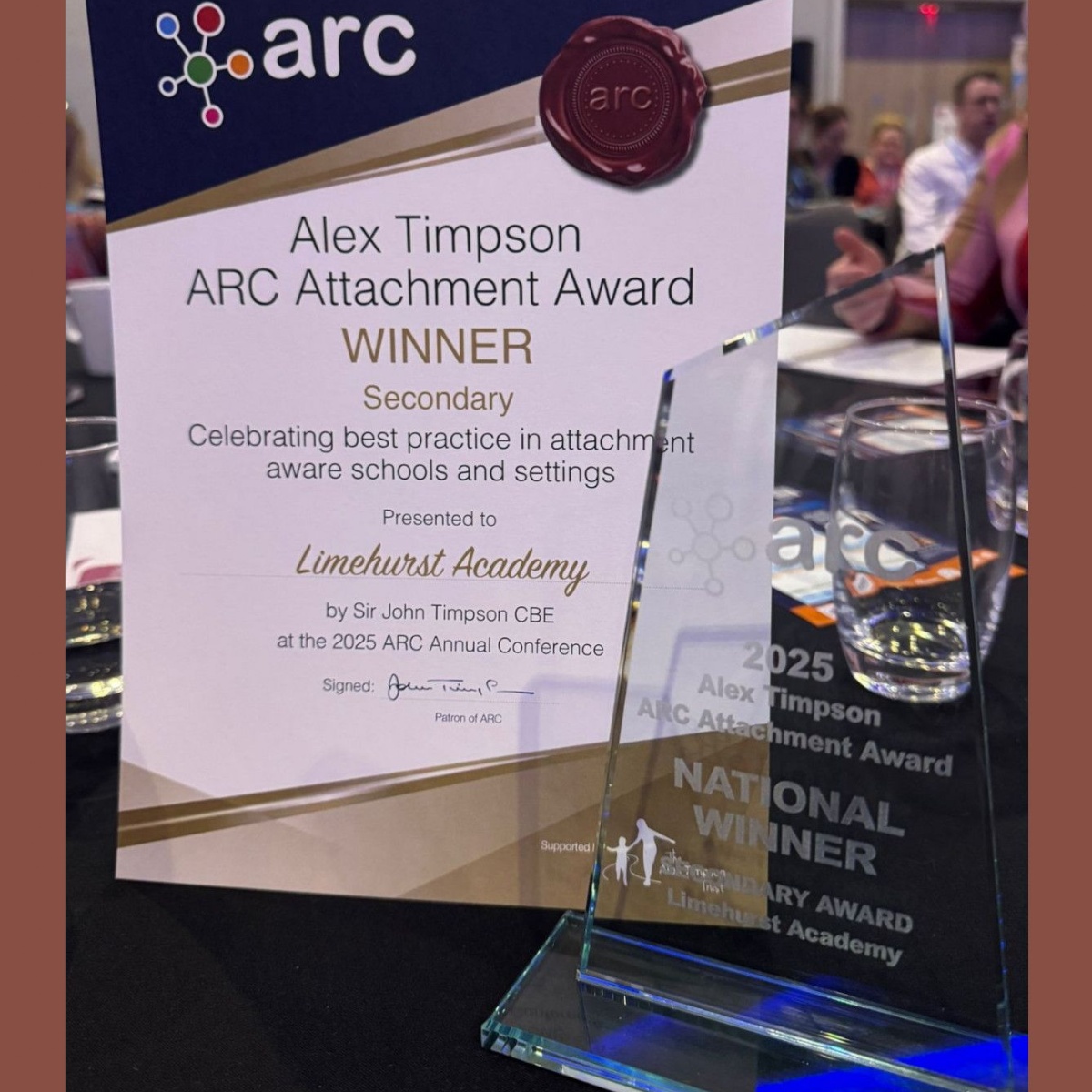 Limehurst Academy - LIMEHURST WINS NATIONAL AWARD!